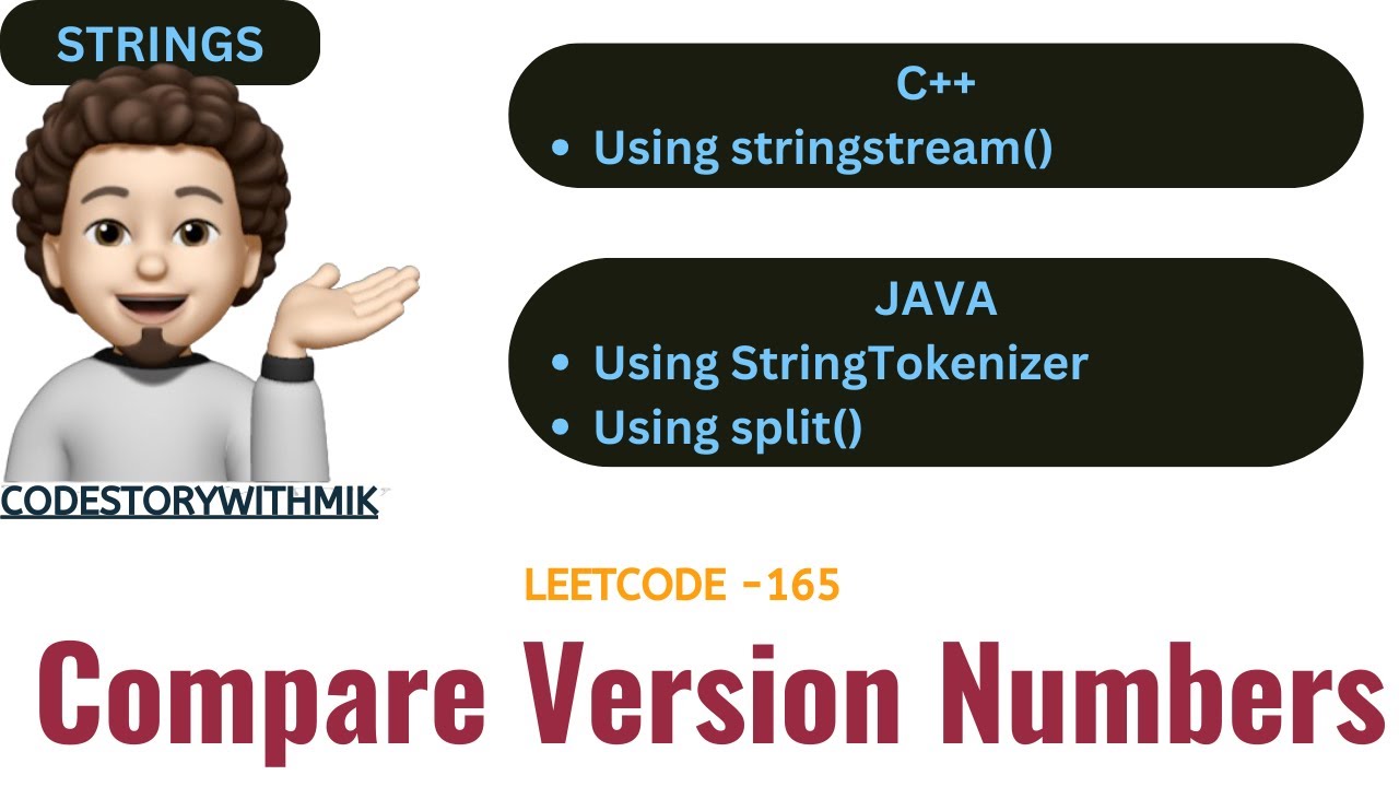 Leetcode 165 Compare Version Numbers With Stringstream