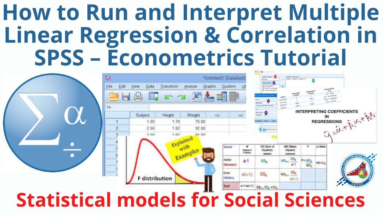 Master Multiple Linear Regression Correlation In Spss Step By Step