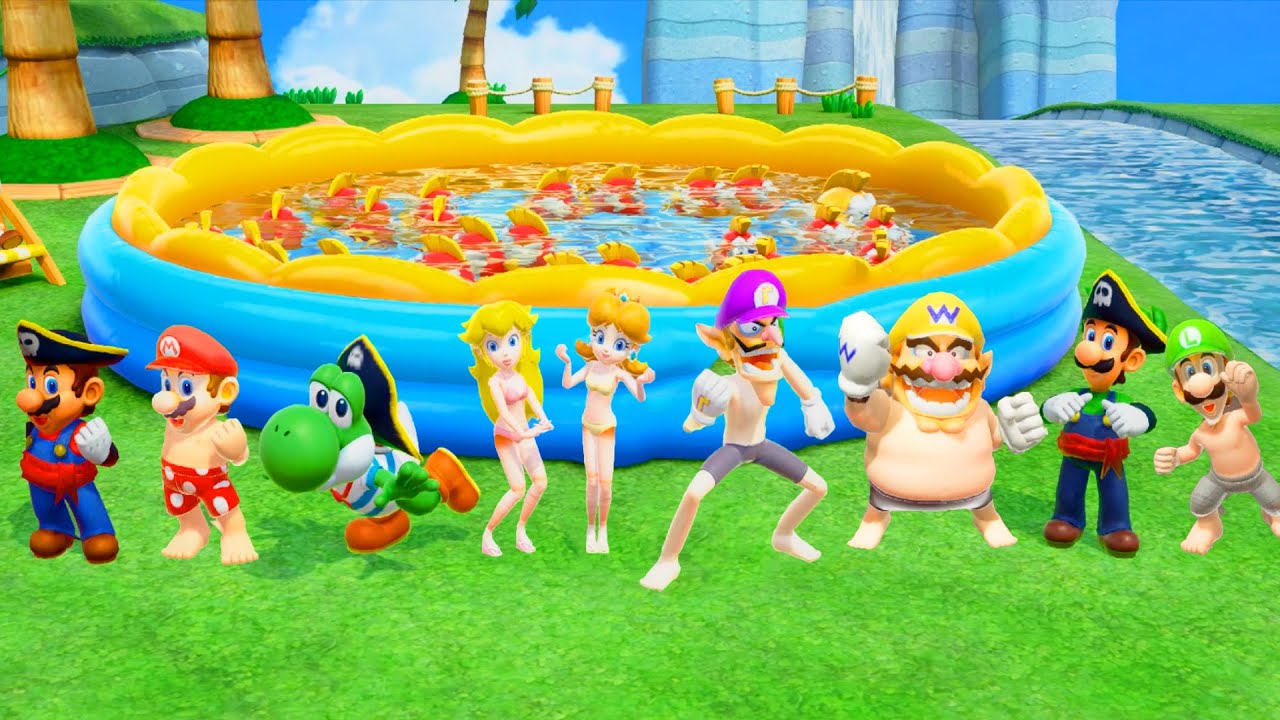 Super Mario Party Beach Party Pack Vs Super Mario Party Themed