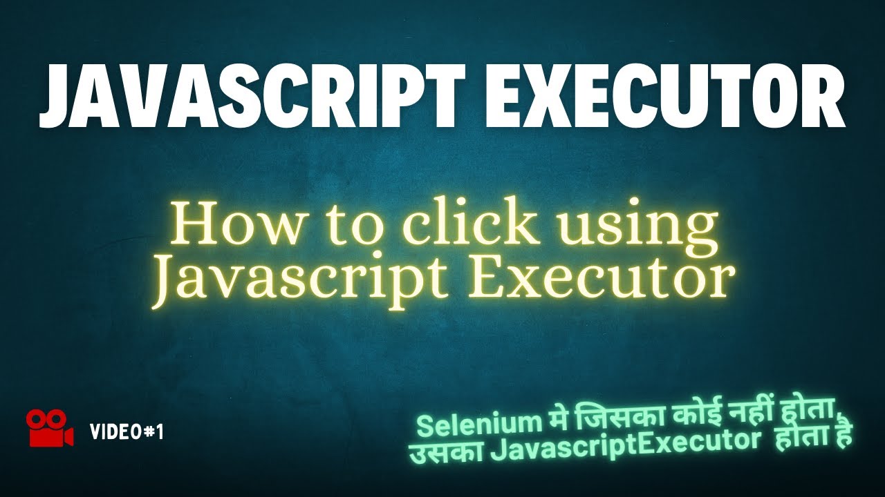Master Javascriptexecutor In Selenium Click Using Javascript Java
