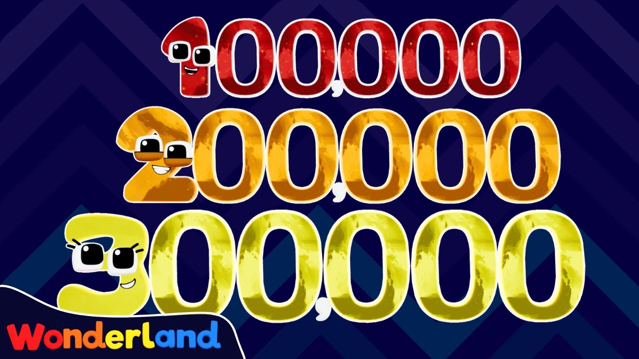 Wonderland Counting From 1 To 1 Million Size Comparison Youtube
