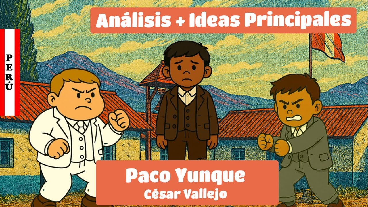 Análisis Paco Yunque César Vallejo Audiolibro Animado Cuento Animado