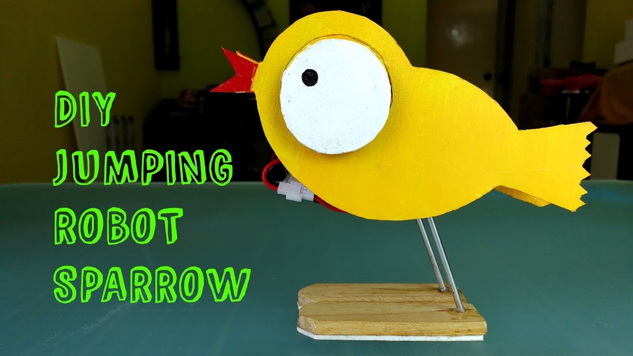 Diy Jumping Robot Sparrow Youtube
