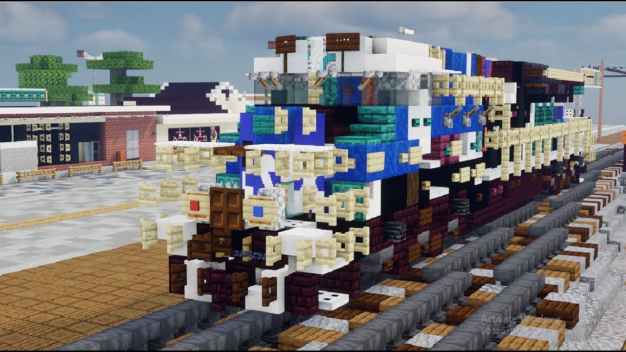 Minecraft Csx Es44ah 3194 Law Enforcement Police Locomotive Tutorial V0