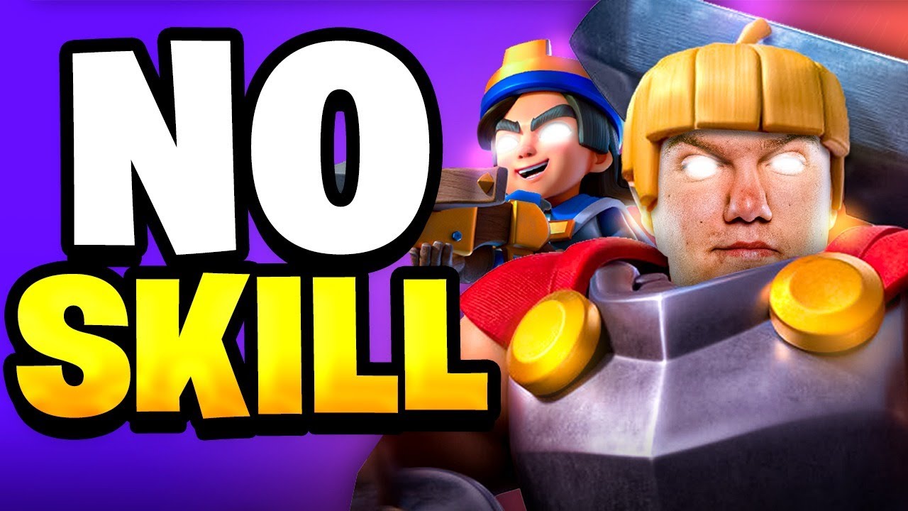 New Most No Skill Deck In Clash Royale Youtube