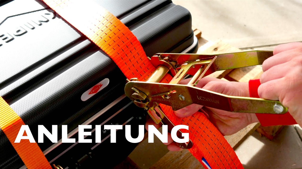 Spanngurt Ratschengurt Bedienung Deutsch Youtube