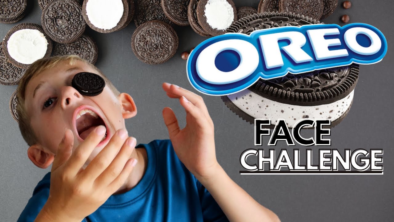 Oreo Face Challenge Face The Cookie Youtube