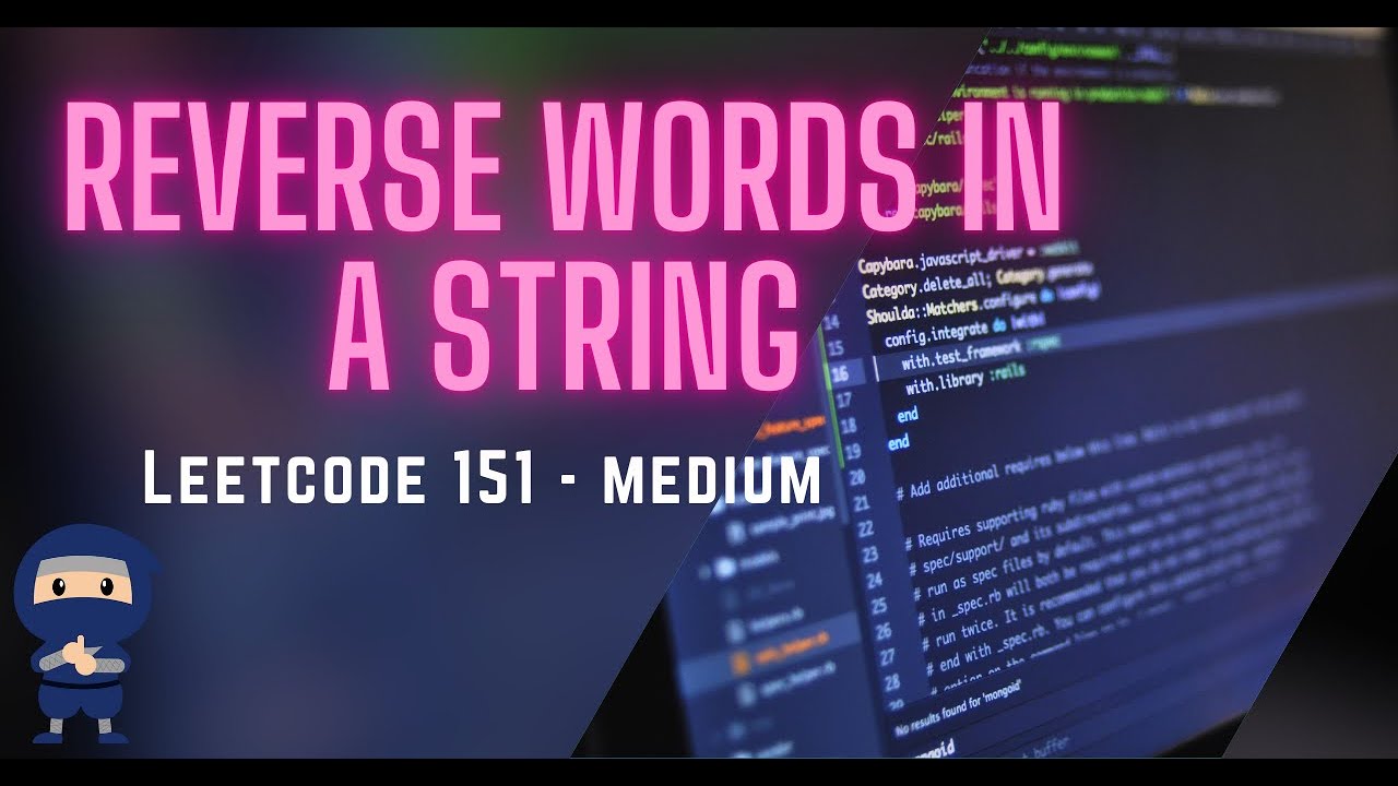 Reverse Words In A String Leetcode 151 Python Javascript Java