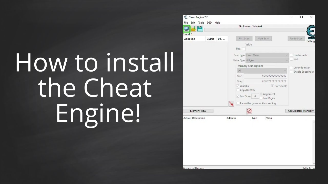 How To Download The Cheat Engine Tutorial Youtube