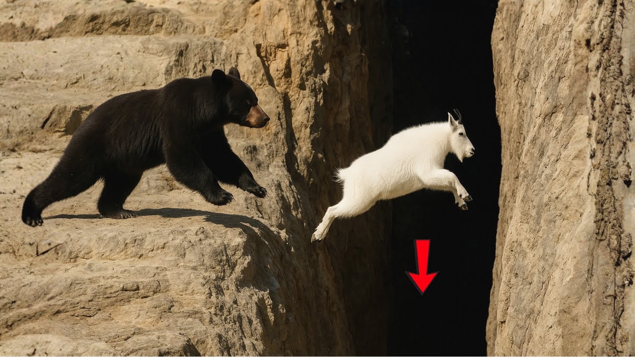 Este Oso Pagó El Alto Precio De La Montaña Por Atacar A Esta Cabra