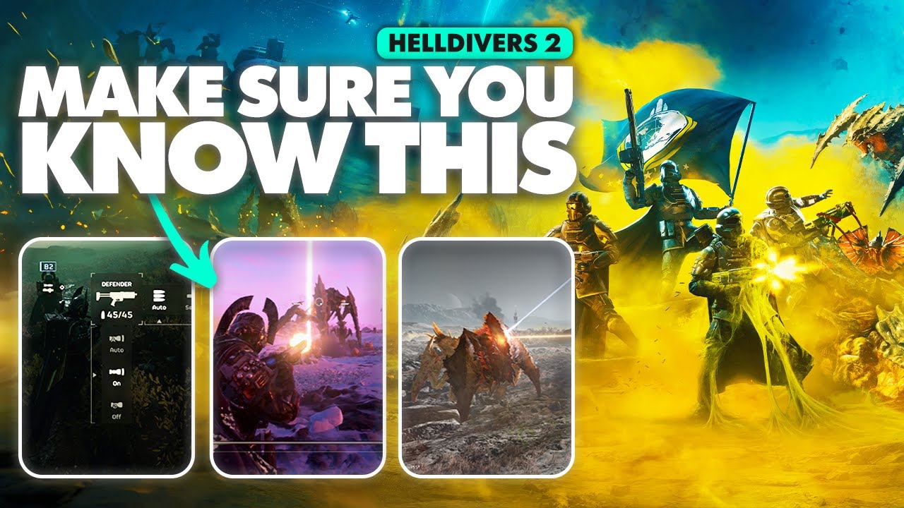 14 Things I Wish I Knew Sooner In Helldivers 2 Tips Tricks Youtube