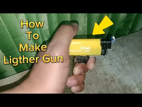 How To Make Ligther Gun Diy Lighter Gun Using For Gas Stove Ligther