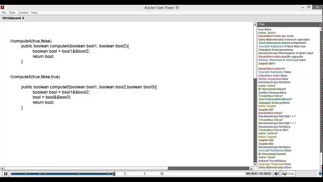 Boolean Data Type Example Youtube