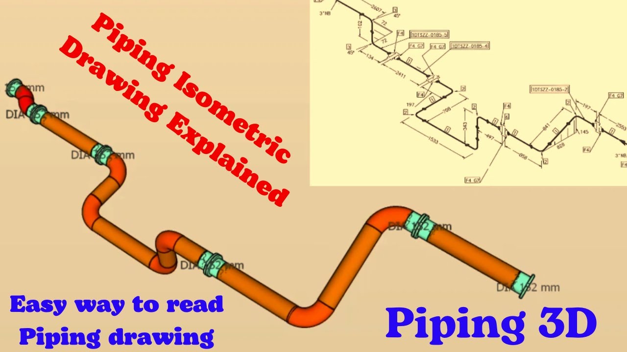 Isometric Pipe Drawings Automatic Piping Isometrics From 3d Piping