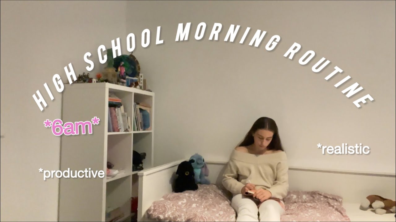 High School Morning Routine Productive Realistic Youtube
