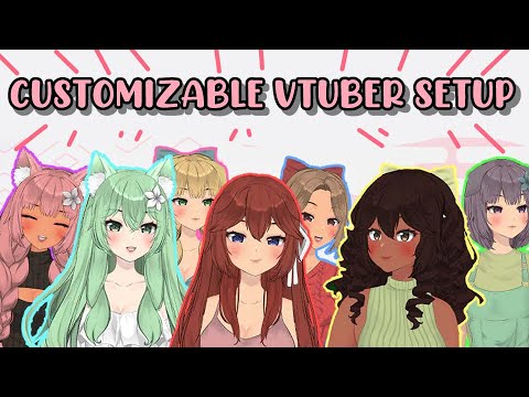 Customizable Vtuber Set Up Tutorial Vtubestudio Youtube