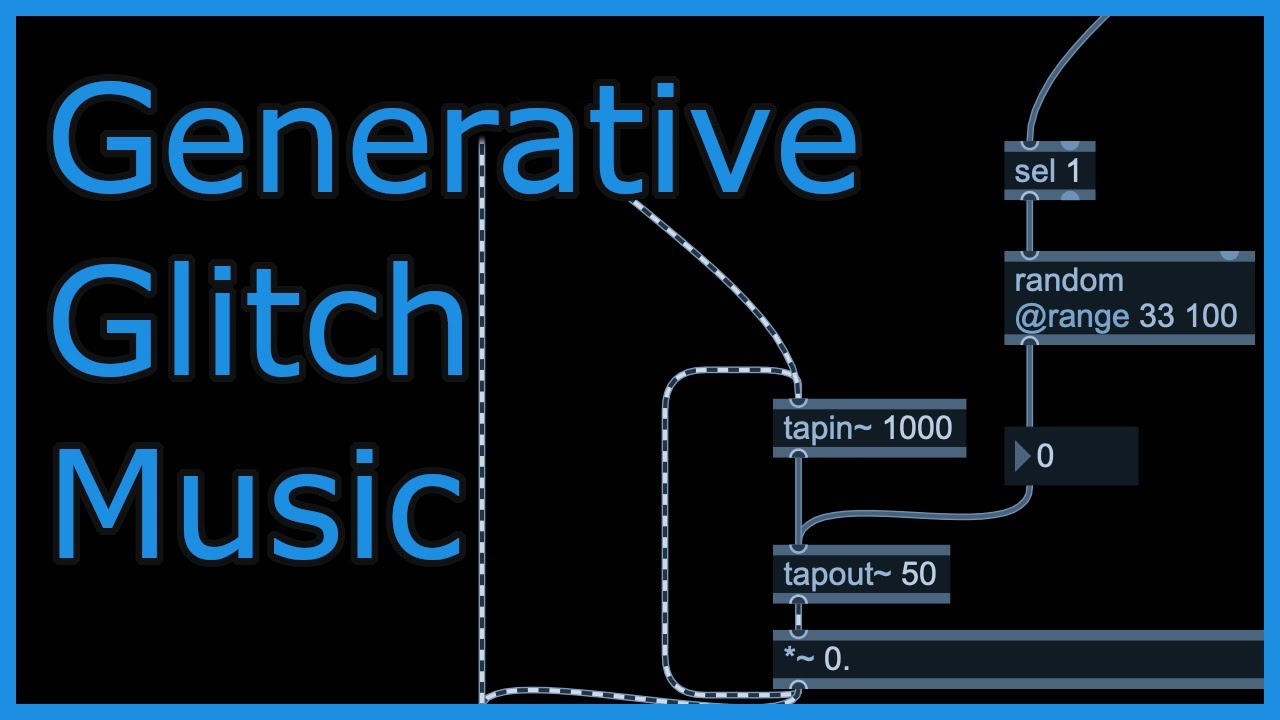 Generative Glitch Music Max Msp Tutorial Youtube