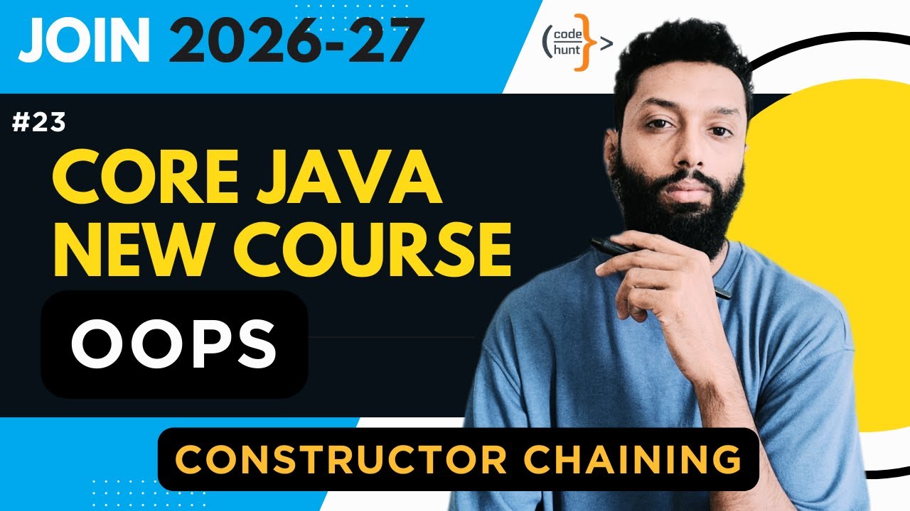 Constructor Chaining In Java Explained This Rules Oops In Hindi