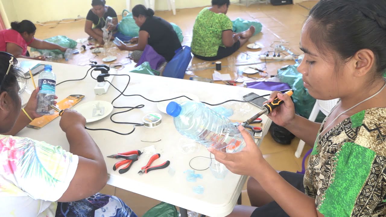 Local News Item Plastic Repurposing Workshop Youtube