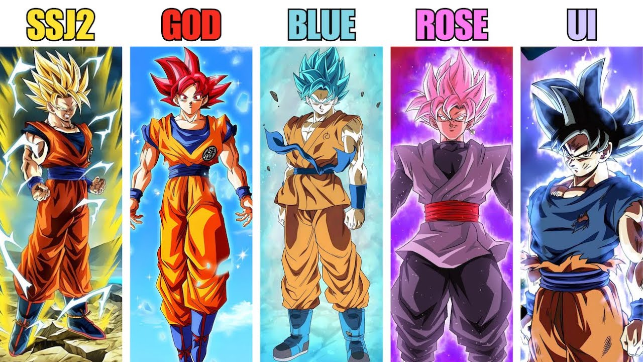 Every Super Saiyan Transformation Explained In Detail Youtube