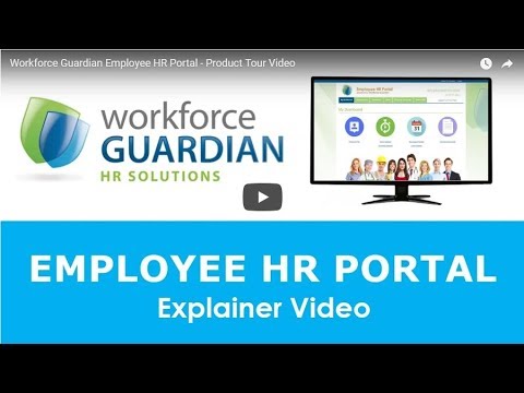 Workforce Guardian Employee Hr Portal Product Tour Video Youtube