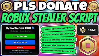 Please Donate Robux Stealer Script Plsdonate Roblox Robloxedit Script ...