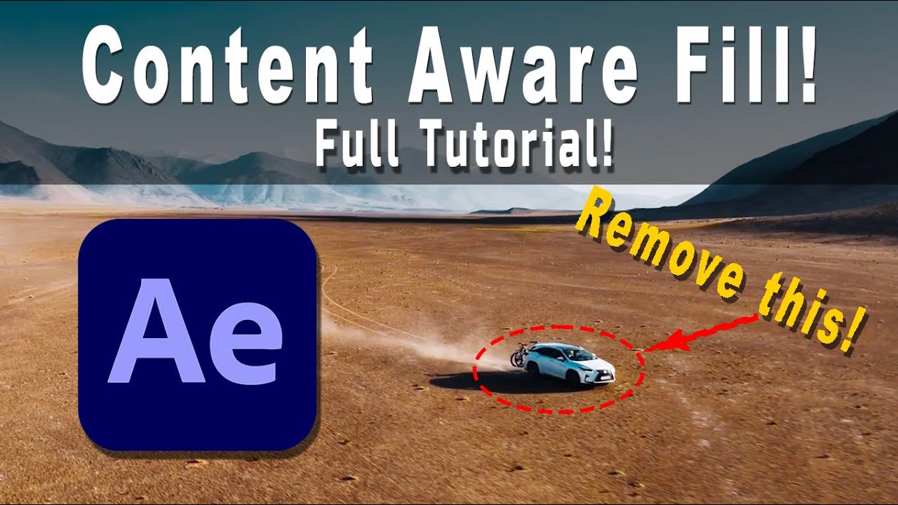 After Effects Magic Instantly Remove Objects From Footage Content