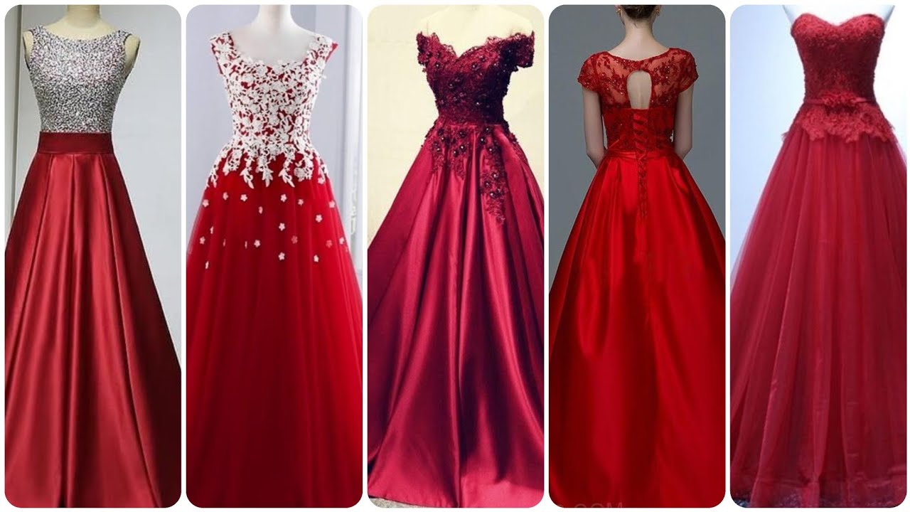 Most Stylish And Gorgeous Red Maxi Dress Prom Dress Red Party Wear