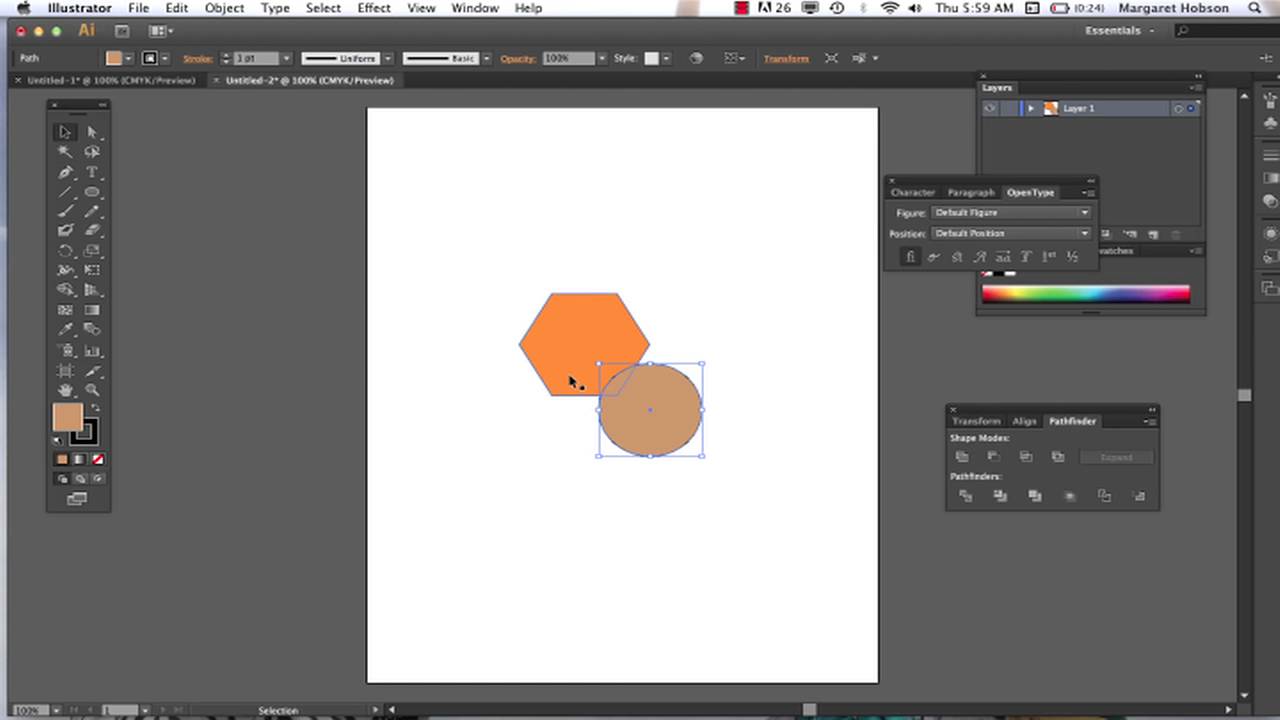 Illustrator Pathfinder Tutorial Mopahi