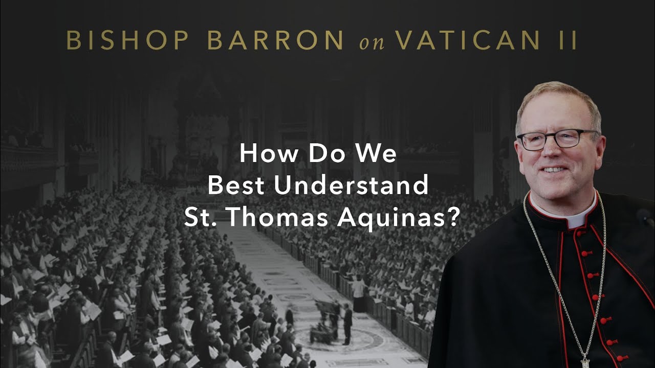 How Do We Best Understand St Thomas Aquinas Bishop Barron On