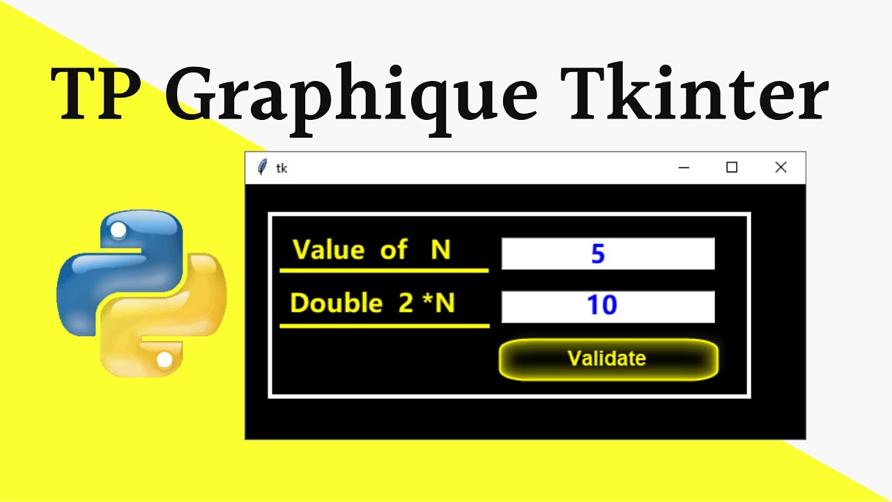 Tp Gui Python Tkinter Solution Exercice1 Youtube