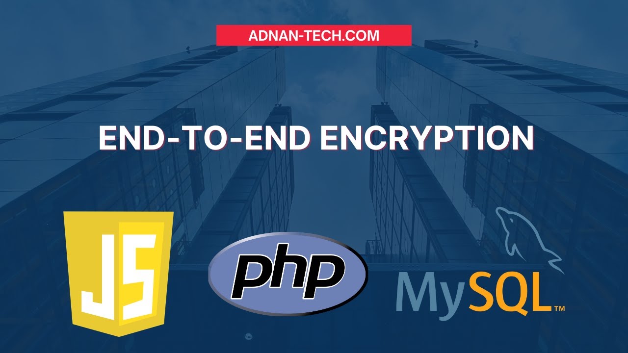 End To End Encryption In Javascript Php And Mysql Youtube