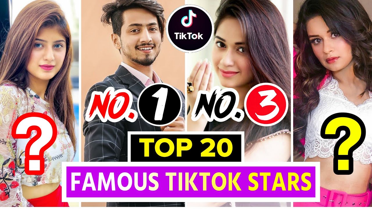 Top 20 Famous Tiktok Stars Of India Top Indian Tiktok Girls Boys