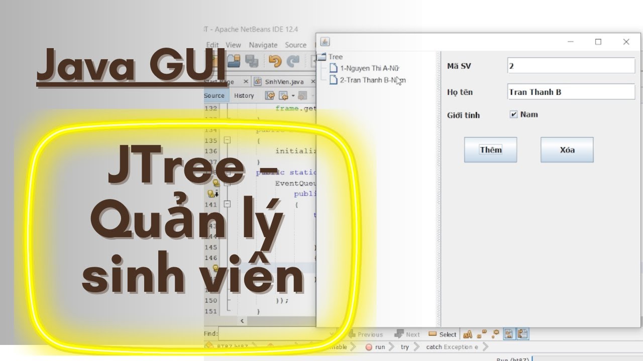 Java Gui Jtree Quáº N Lã Sinh Viãªn Youtube