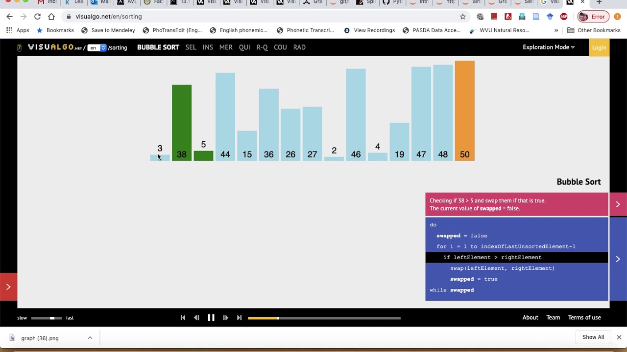 Bubble Sort Animation Youtube