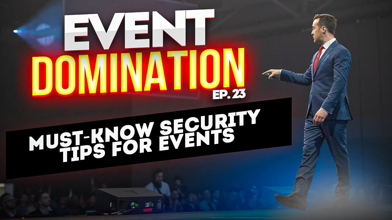 Must Know Security Tips For Events Youtube