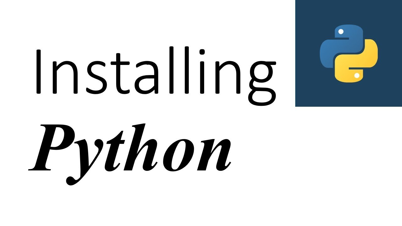 Installing Python In Windows 10 Youtube