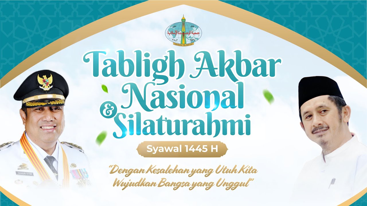 Live Tabligh Akbar Nasional Dan Silaturahmi Syawal 1445 H Youtube
