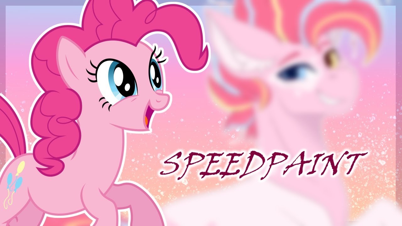 Mlp Speedpaint Pinkie Pie Redesign Youtube