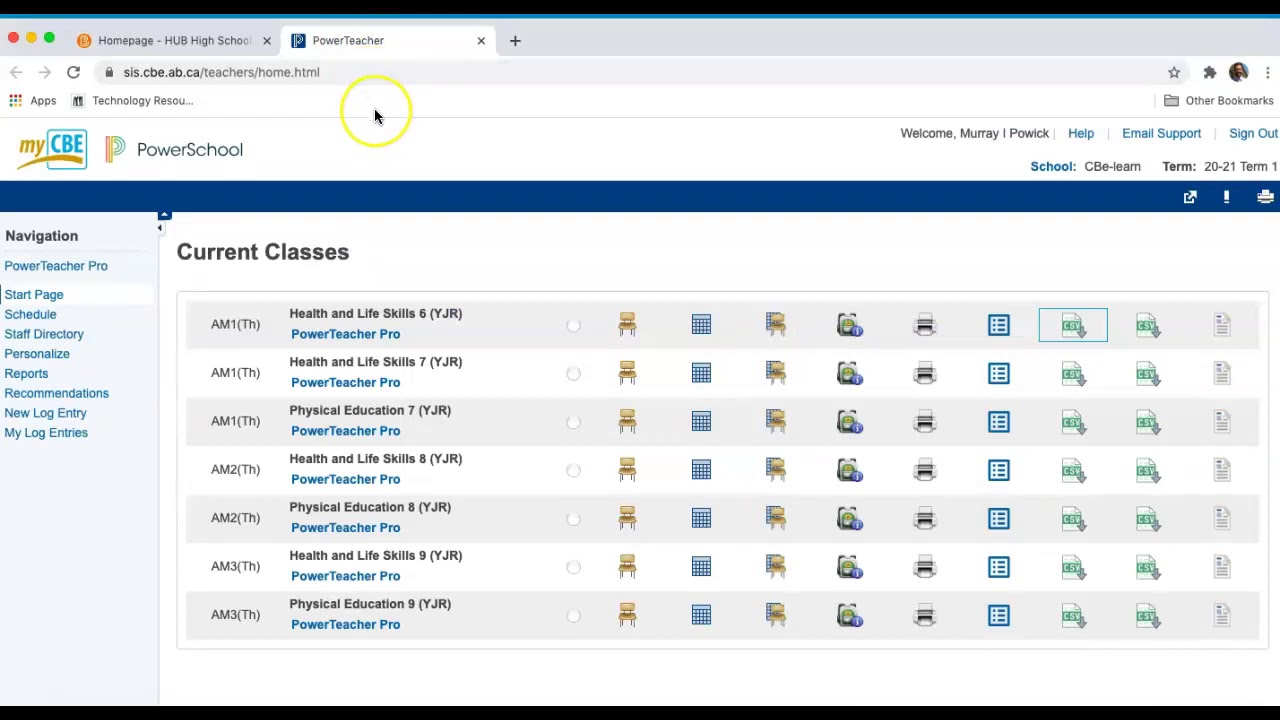 Import Classlist From Powerschool Youtube