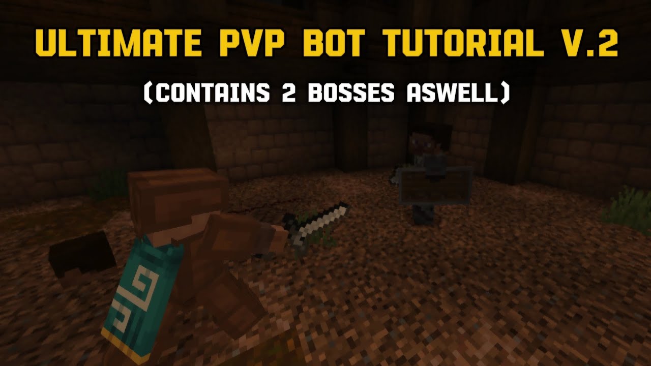 How To Make The Ultimate Pvp Bot In Minecraft Bedrock With Commands V