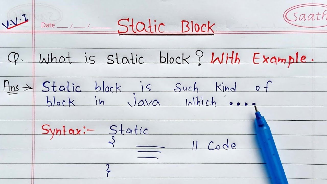 Static Block In Java Learn Coding Youtube