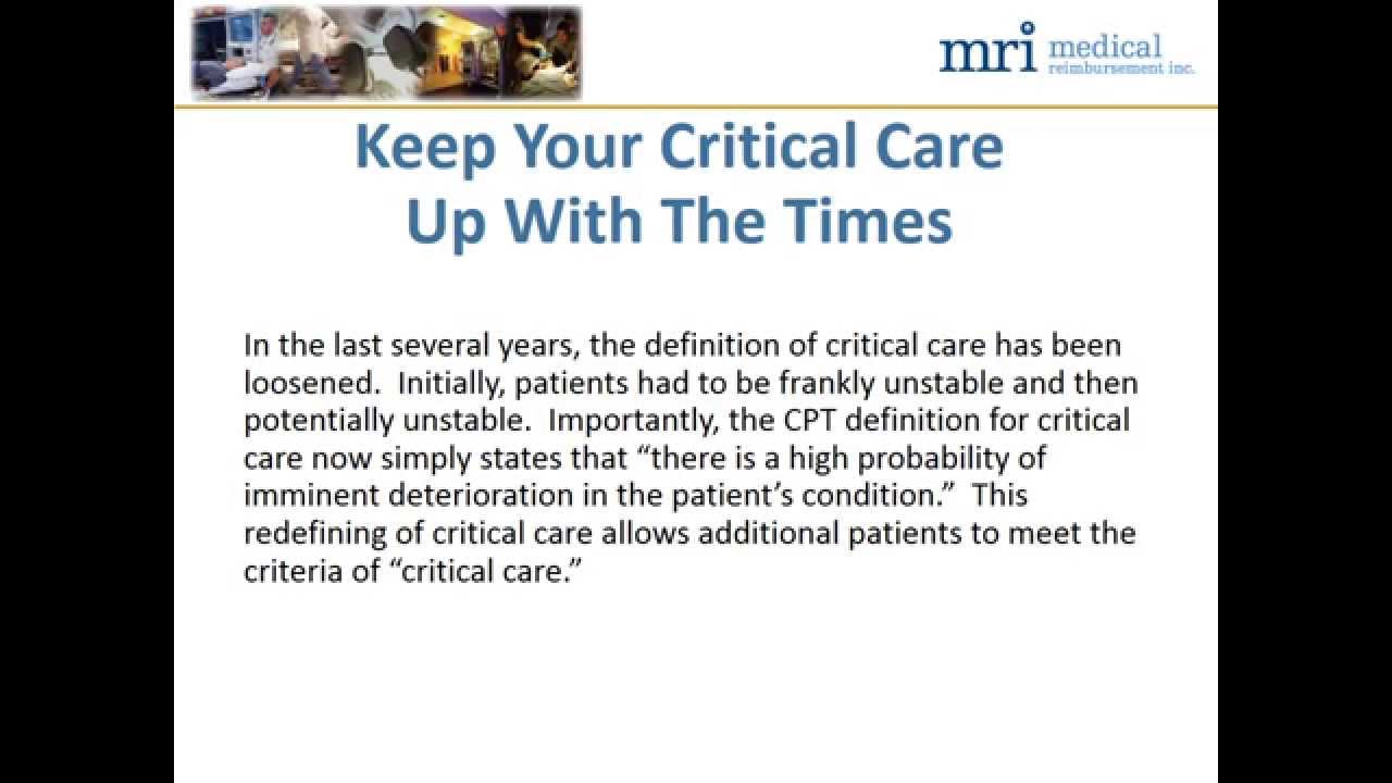 Critical Care Youtube