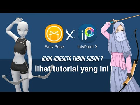 Speed Draw By Using Ibis Paint X Easy Pose Youtube