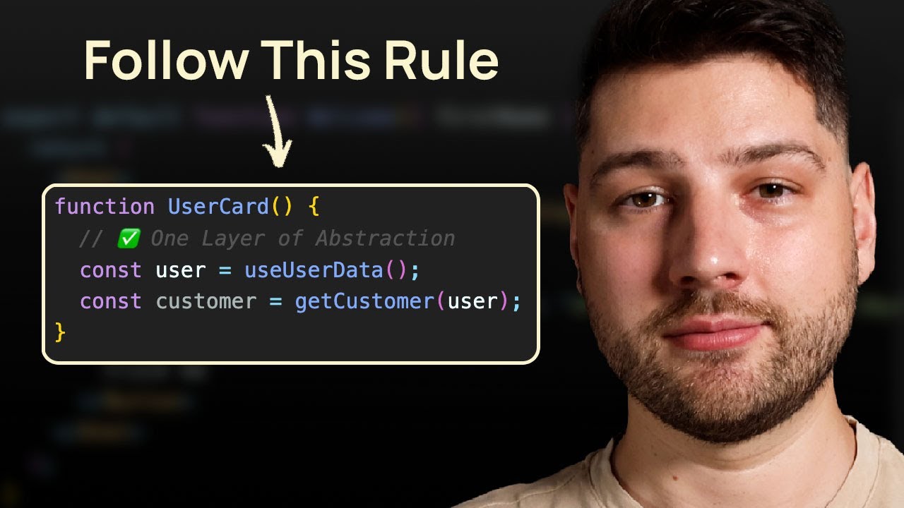 The Most Important Rule For Clean Code In React Youtube