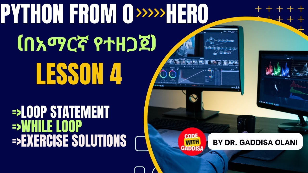 Python Programming сйаскасиысинскы Lesson 4 While Loop Syntax And Exercise