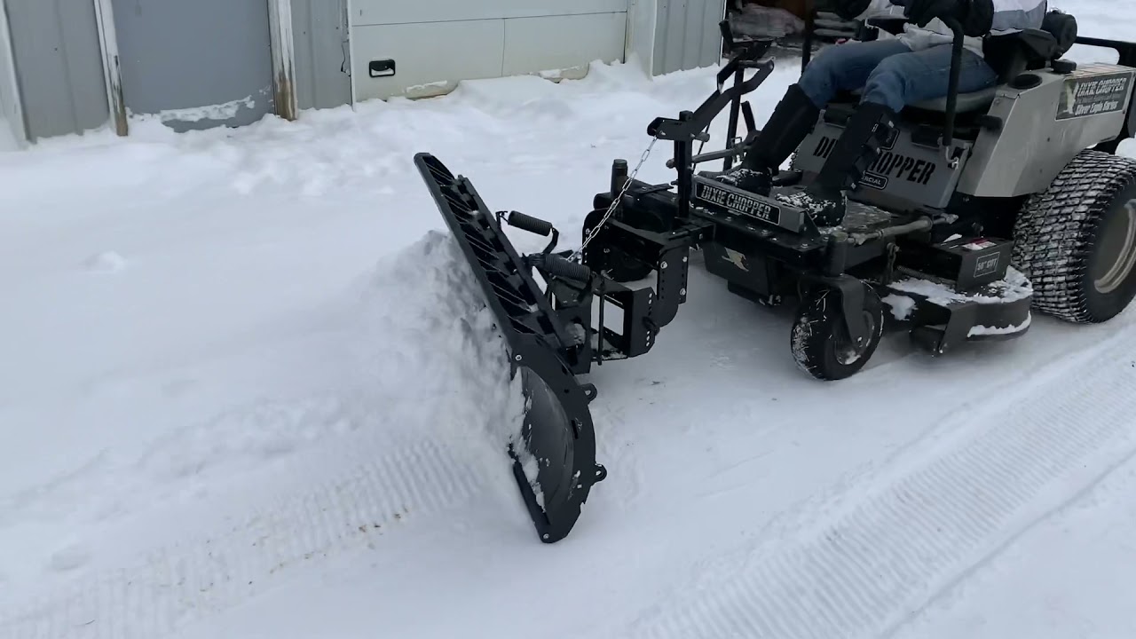 Zero Turn Lawn Mower Snow Plow At Marvin Peters Blog