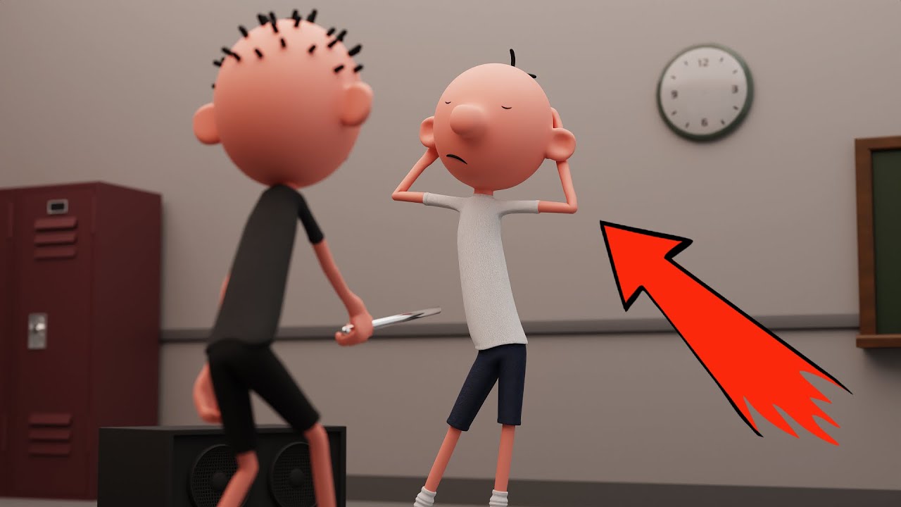 Greg Heffley Zero Two Dodging Meme 3d Animation Youtube