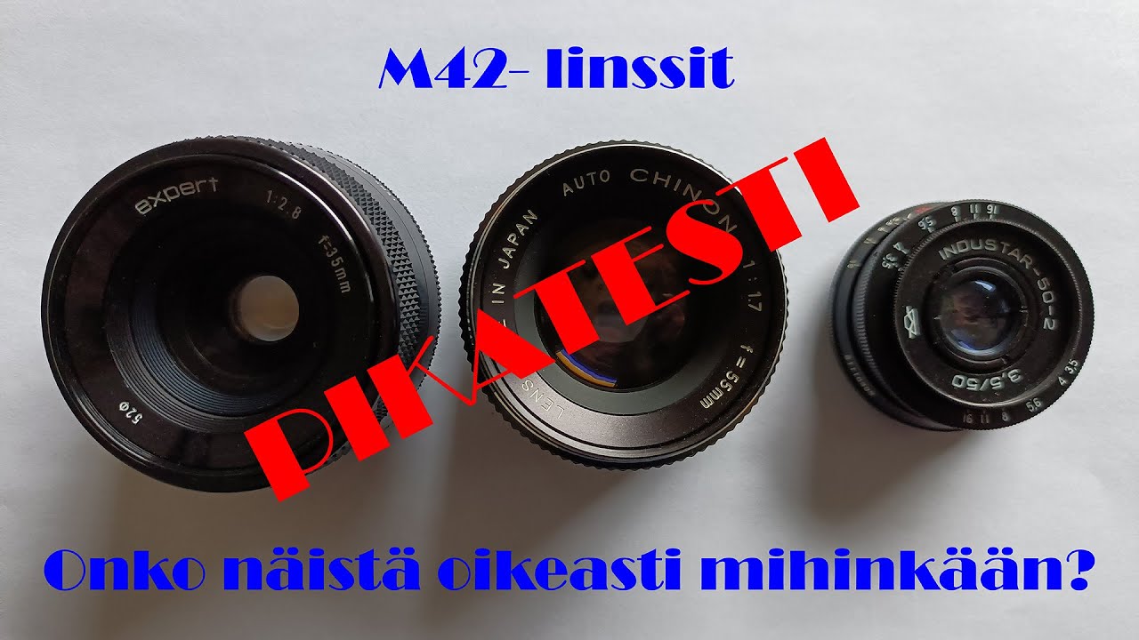 Pikatestissä M42 Linssejä Youtube