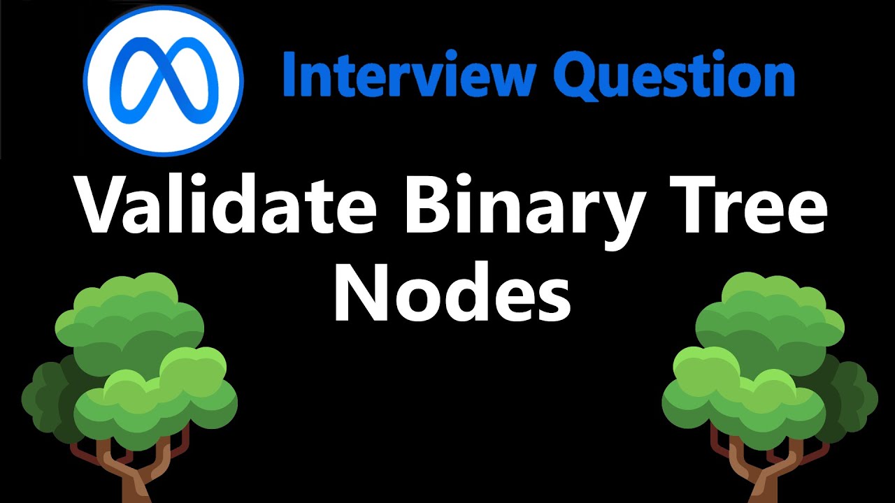 Validate Binary Tree Nodes Leetcode 1361 Python Youtube